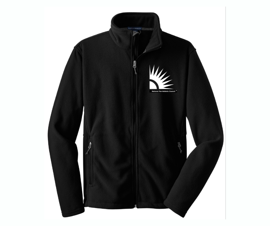 NPHC (National PanHellenic Council) Fleece Jacket - BLACK – KO's Blue ...
