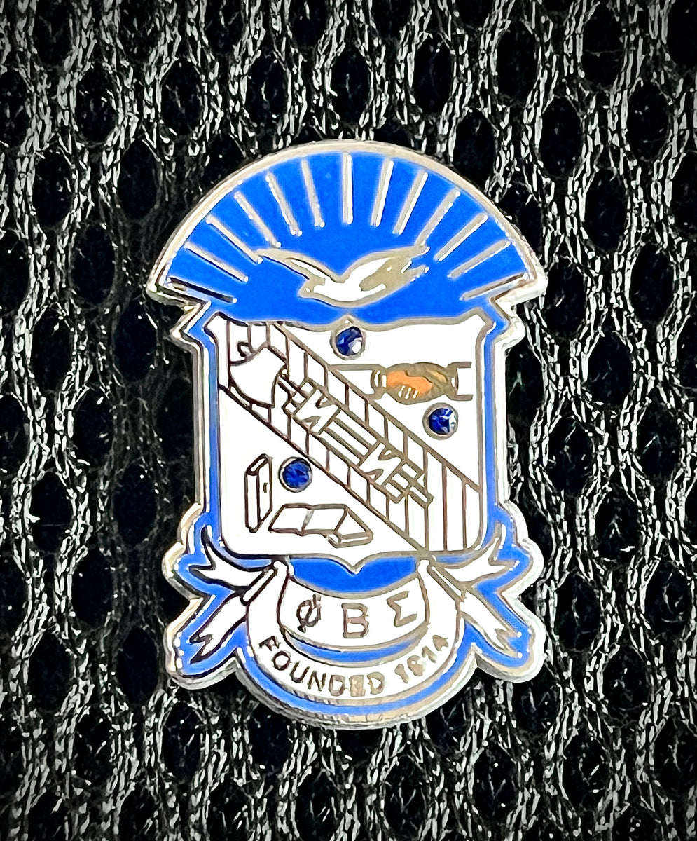 Customized Phi Beta Sigma Fraternity Shield Lapel Pin – KO's Blue Store LLC
