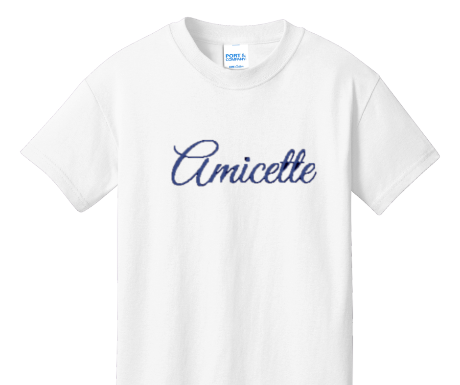 Amicette Crewneck Tee – KO's Blue Store LLC